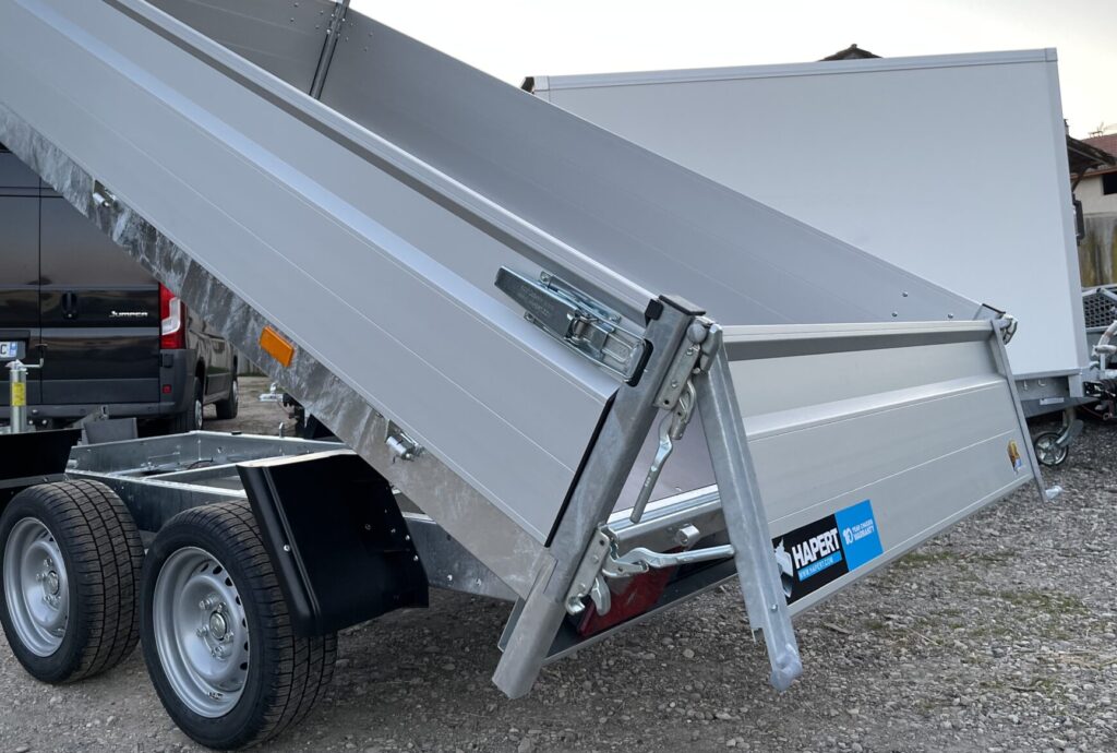 Kit ridelles aluminium 40cm pour remorque HAPERT Cobalt H L160 avec ...