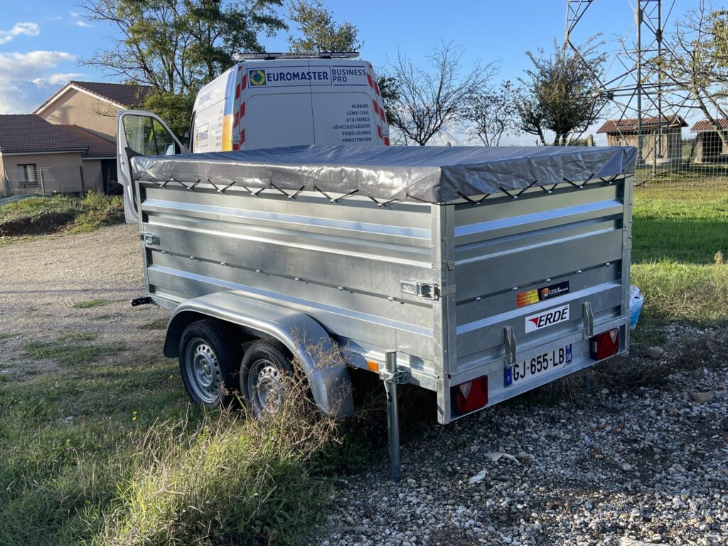 Kit réhausses de ridelles acier 40cm pour remorque ERDE LC171 - Global ...