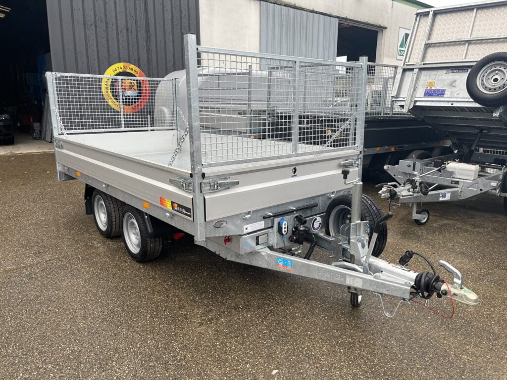 HAPERT BENNE Cobalt HB-2 305x160 / 2 essieux / Roues 13 ou 14 pouces ...