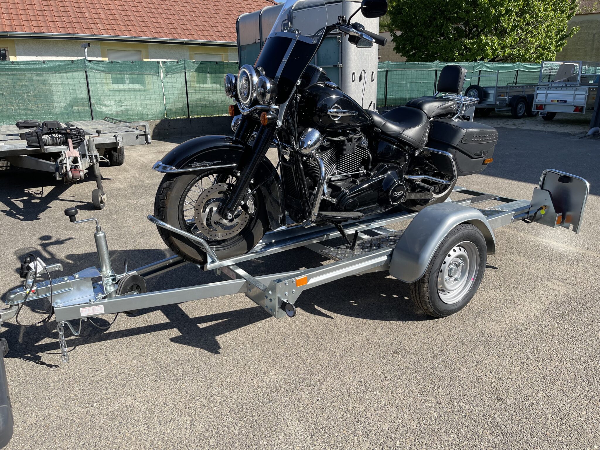 ERDE PMB751 Porte-Moto Basculant 225x116 / 500 - 600 ou 750kg - Global ...