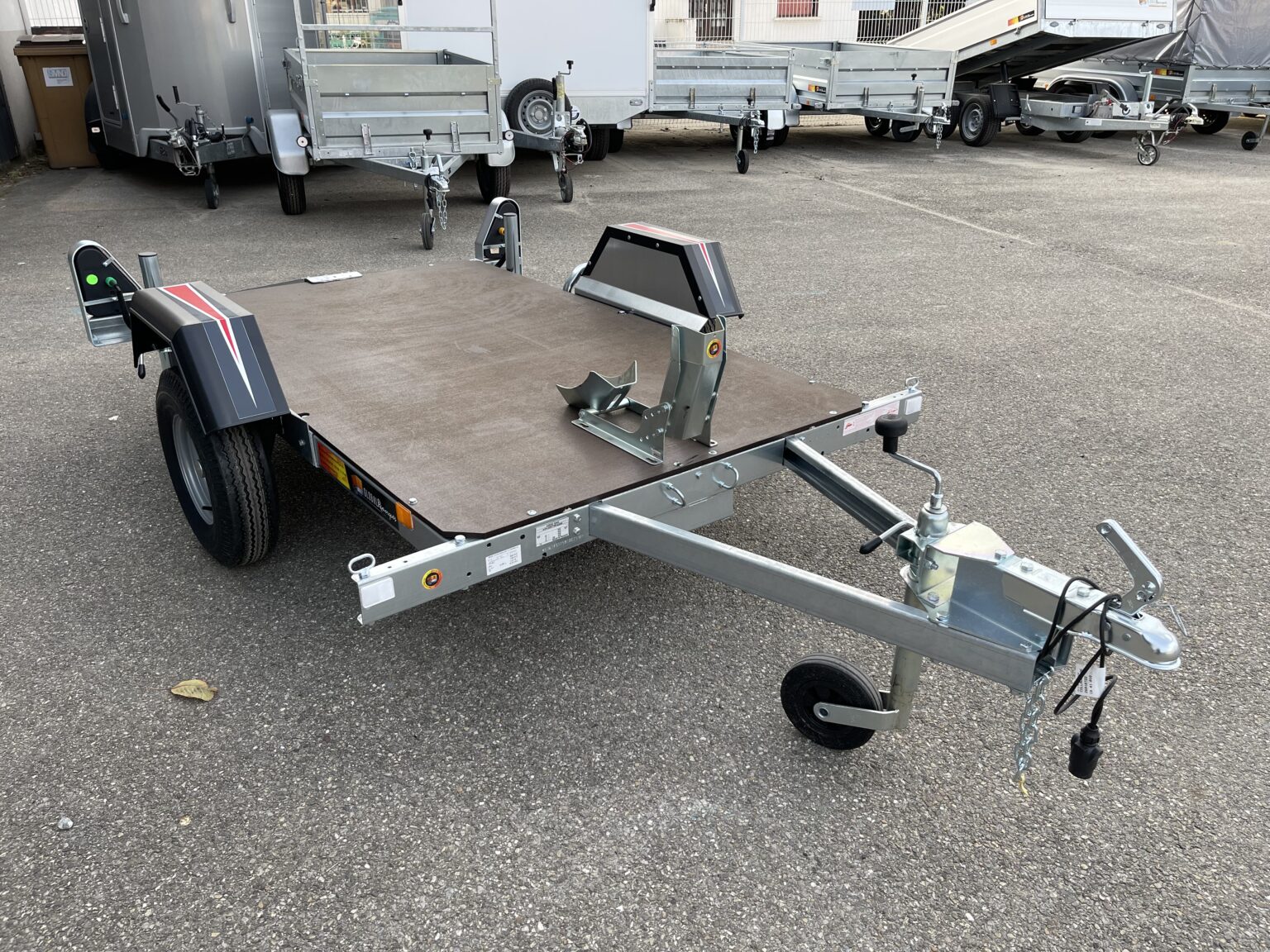 ERDE CH451 Porte-Moto/Quad 200x117 / 500 - 600kg - Global Remorques